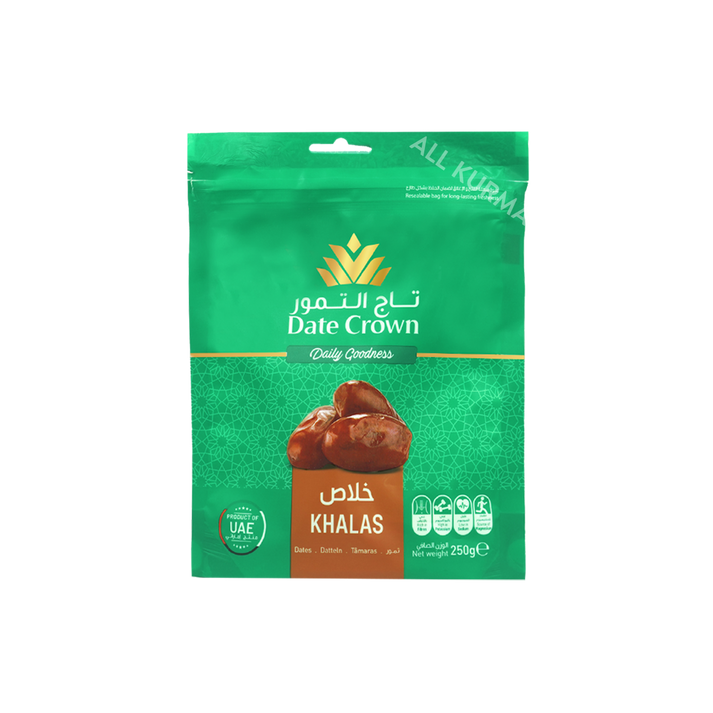 Date Crown Khalas Dates 250g | Premium UAE Dates Singapore